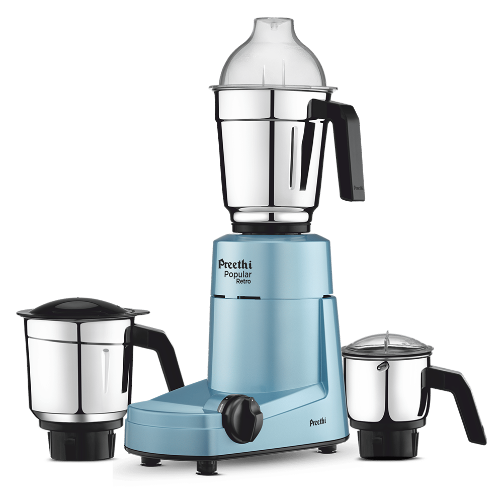 Buy Preethi Popular Retro Blue Mixer Grinder Online