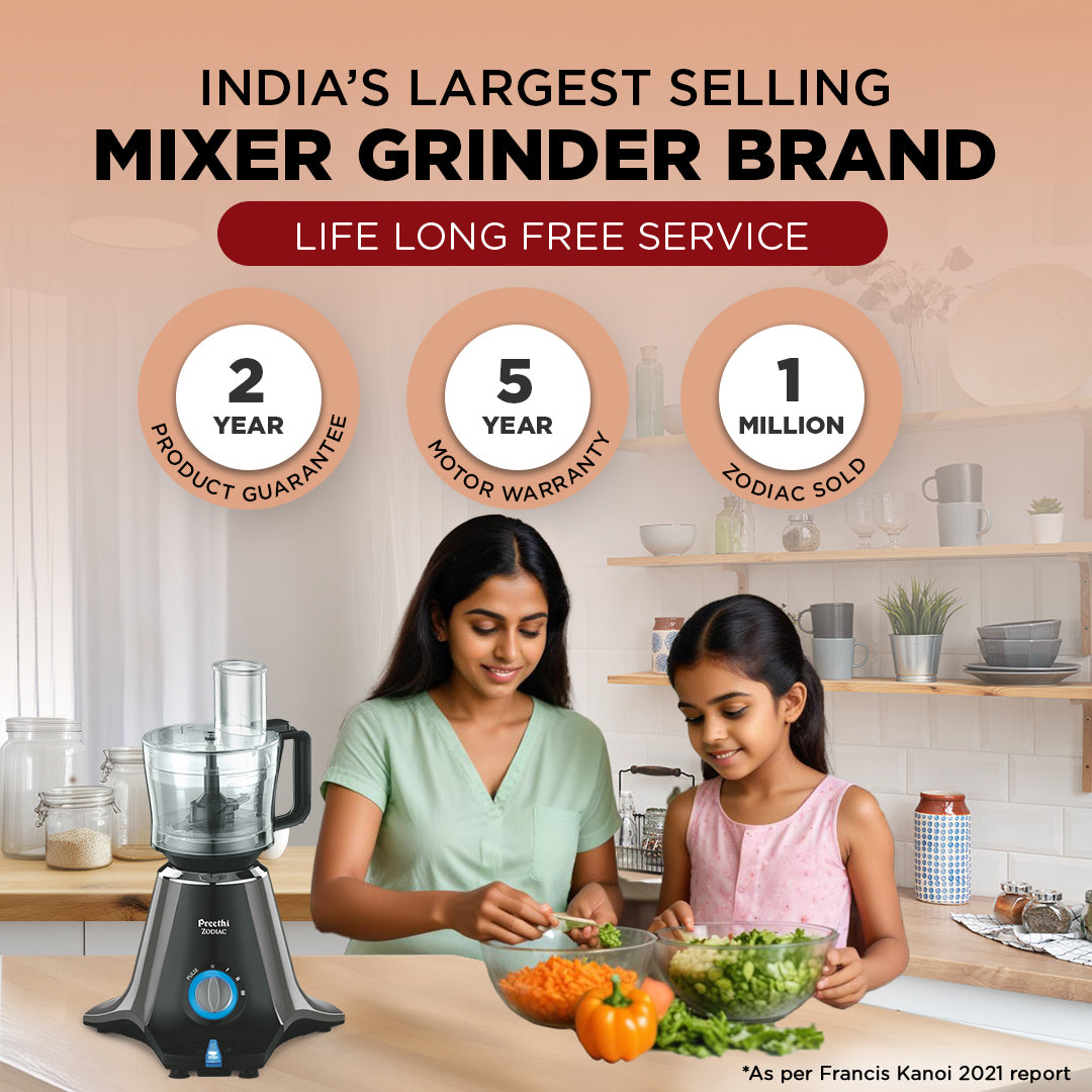 Buy Preethi Zodiac 750 Watt Mixer Grinder Online
