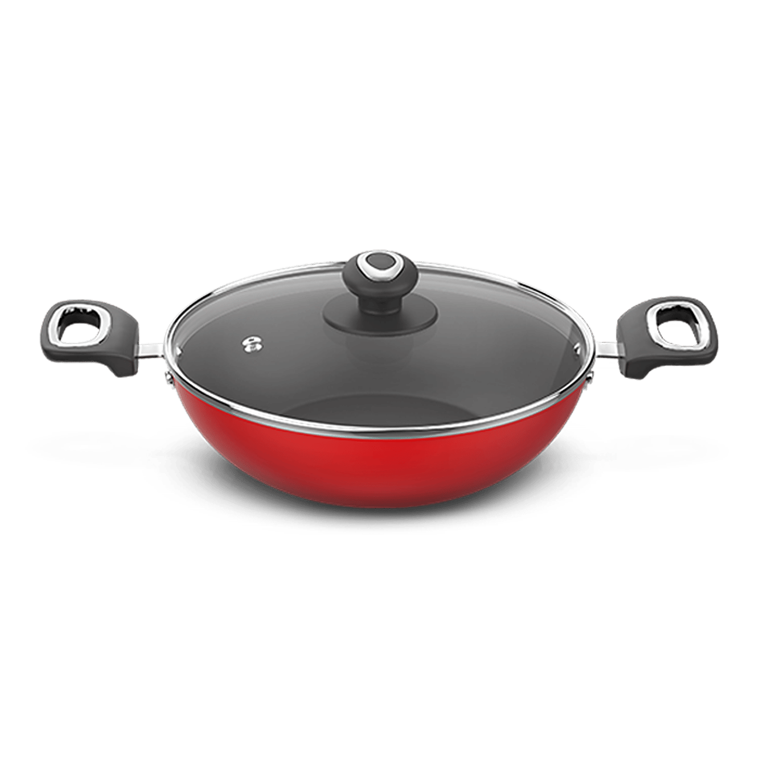 Buy Preethi Non Stick Kadai 24 CM With Glass Online