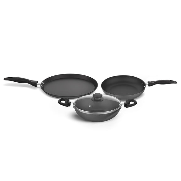 Buy Preethi Non Stick Kadai & Fry Pan Set Online