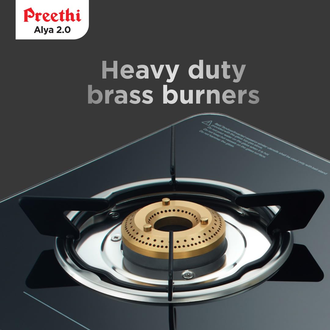 Buy Preethi Alya 3 Burner Glass Top Gas Stove Online